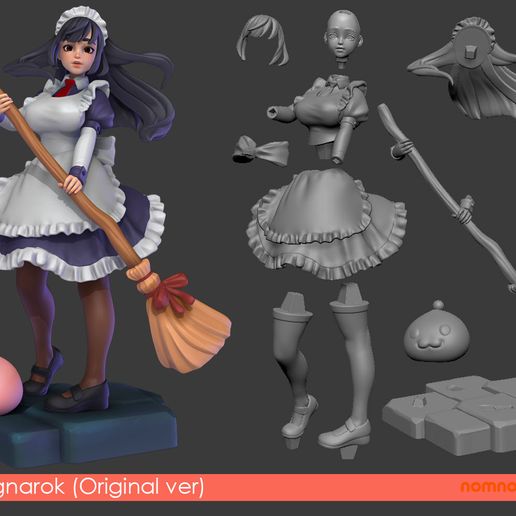 🗿 Alice - Ragnarok - Version 1・ 3D File for 3D printing・Cults