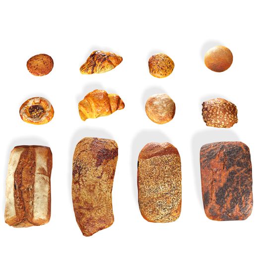 🍞 PAN PANADERÍA, CROISSANT DE MADERA PAN PARIS PLANTA ALIMENTOS BEBIDA ...