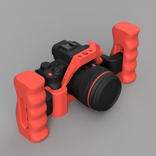📷 M50 M50 II M5 camera cage・ STL File for ・Cults