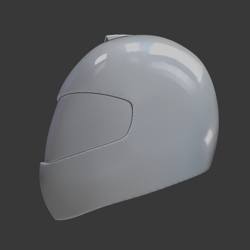 🏍️ Integral / Full-Face Motorcycle Helmet – 3D Printable STL for ...