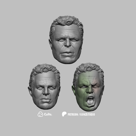 ♾️ HULK HEAD / INFINITY WAR・ STL File for 3D printing・Cults