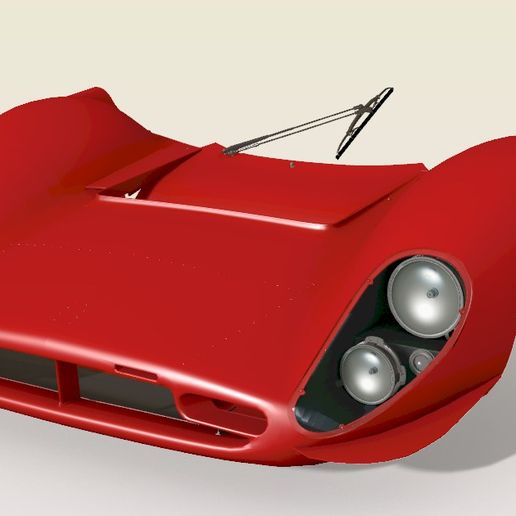 🏎️ Ferrari p330 P4 3D model・ STL File for 3D printing・Cults