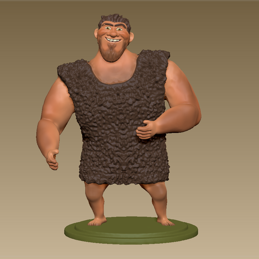🎬 grug the caveman from The Croods movie・ OBJ File for 3D printing・Cults