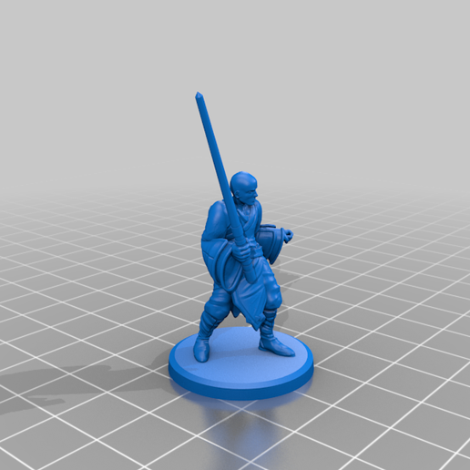 🎲 Random 28mm Jedi・Free 3D File for ・Cults