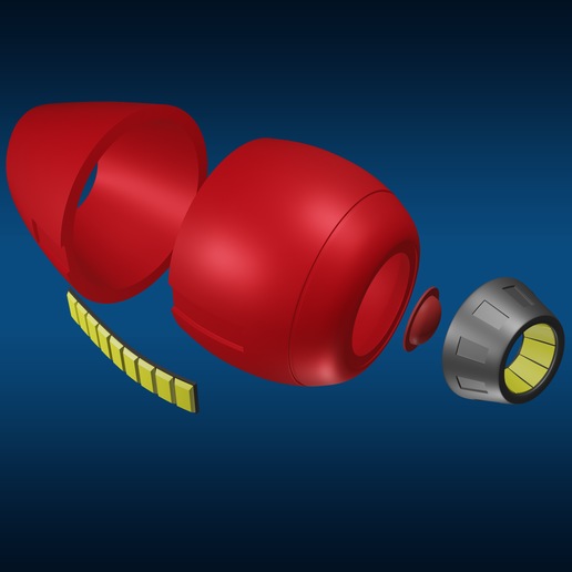 👨 Mega Man - Proto Man Proto Buster・ STL File for 3D printing・Cults