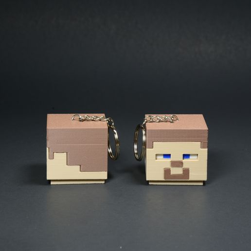 🧸 Blinking Steve Minecraft Clicker・ STL File for 3D printing・Cults