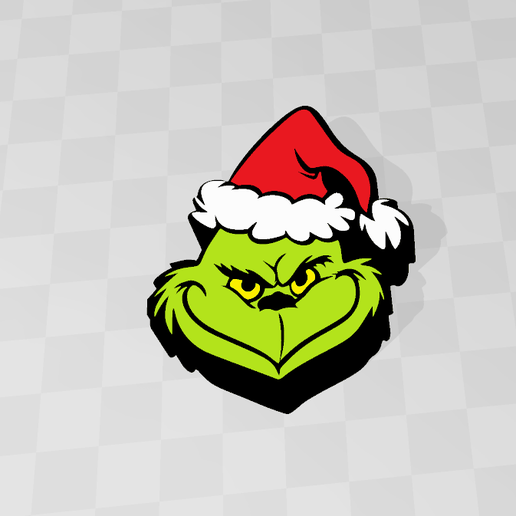 grinch face printable