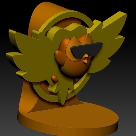 🔥 Duolingo Fire Streak Award・ 3D File for 3D printing・Cults