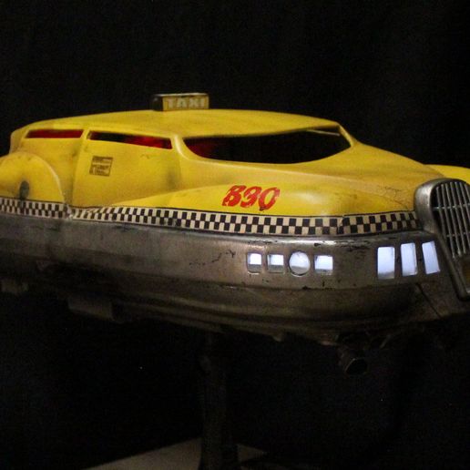 🚕 The Fifth Element KORBEN DALLAS TAXI CAB・ STL File for ・Cults