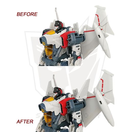 🤖 TF SS-65 Blitzwing Wings・ STL File for 3D printing・Cults