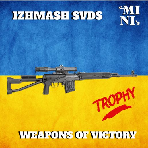 免费 3D 文件 3D MODEL SVDS IZHMASH SNIPER RIFLE 🔫 ・可下载模型和 3D 打印・Cults