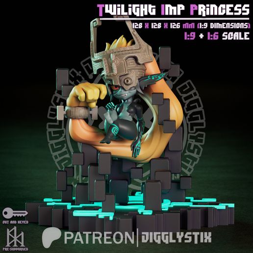 👸 Twilight Imp Princess・ 3D File for 3D printing・Cults