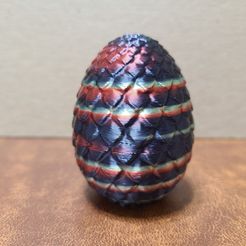 3D printed Threaded Dragon Egg, Great for Easter and Gifts • made with Elegoo Neptune 3 Pro・Cults