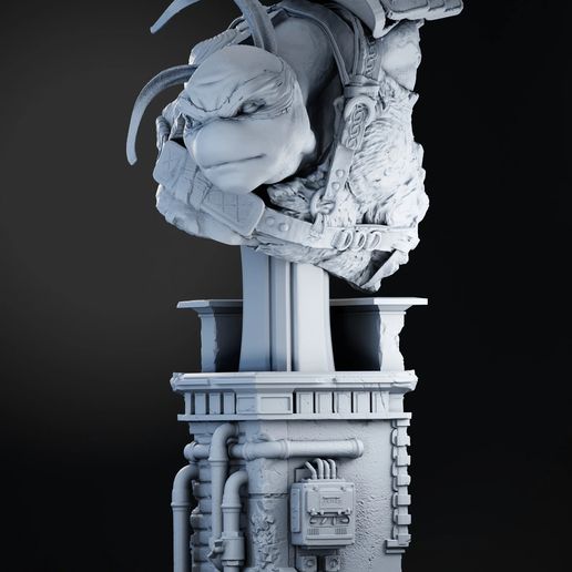 ♌ Leo Bust TMNT Tortuga Ninja - STL・ STL File for 3D printing・Cults