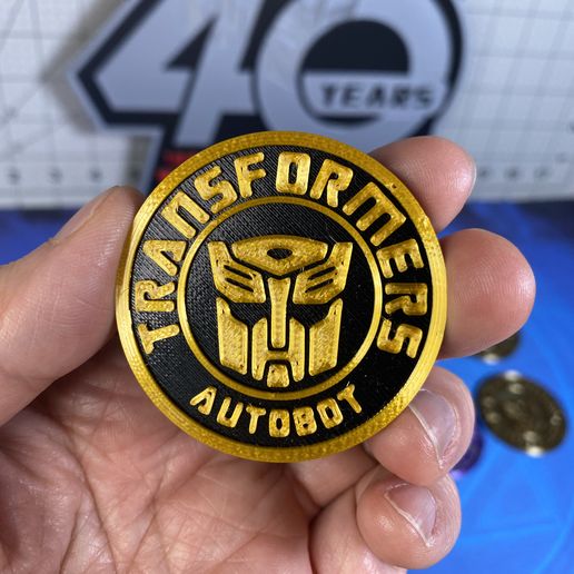 🤖 Transformers Coins・Free STL File for 3D printing・Cults