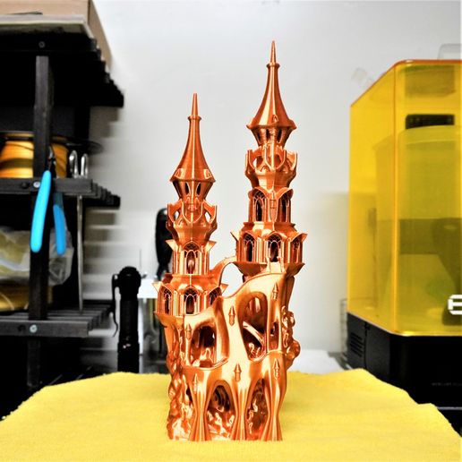 3D printed The Bronze City • made with BD3D SuperCube 600mm³ Single ...