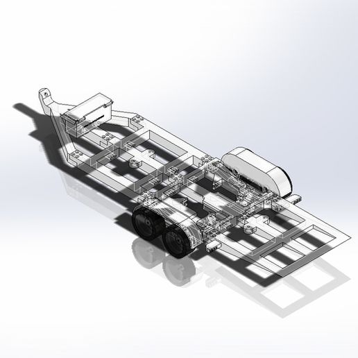 💧 1:10 rc drop deck trailer・Free 3D File for ・Cults