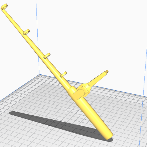 🎣 Functional Fishing Pole Model – Easy Assembly!・ STL File for 3D ...