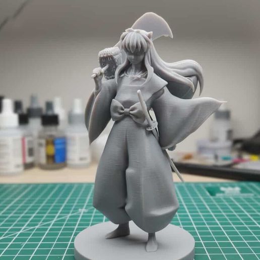 💬 Inuyasha figure・ STL File for 3D printing・Cults