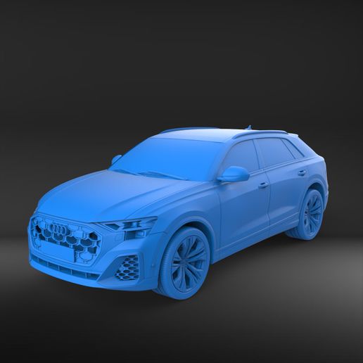 STL file Audi Q8 Quattro S Line 2024 STL PRINTABLE 🚗 ・3D printer model to download・Cults