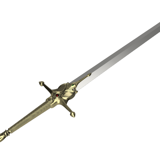 🗡️ ALM Royal Sword 3D PRINTED Kit [Fire Emblem: Echoes] Active・ 3D File ...