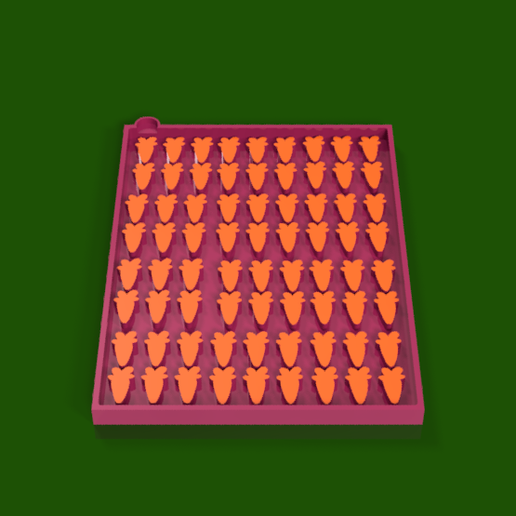 🥕 72 Mini Carrot Multi Cavity Mold Silicone casting diy・ STL File for ...