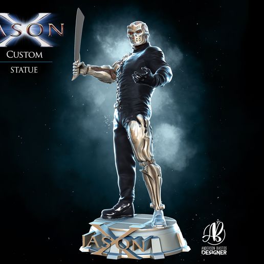 🎬 JASON X・ STL File for ・Cults
