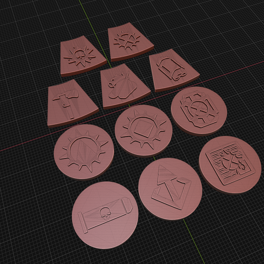 🎲 Imperial Navy Breachers Tokens - Kill Team 2024・Free STL File for 3D ...