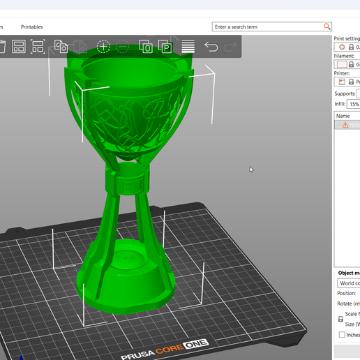 🏆 NASCAR cup trophy・ STL File for 3D printing・Cults