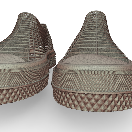 STL file SIZE 43 UNISEX CONVERSE 3D PRINTED SHOES 👗 ・3D printing design ...