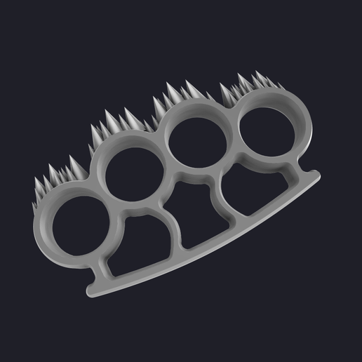 🧞‍♂️ Knuckles spikes 3D MODEL・ 3D File for 3D printing・Cults