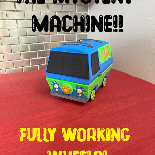 STL file The Mystery Machine! 🆕 ・3D printing template to download・Cults