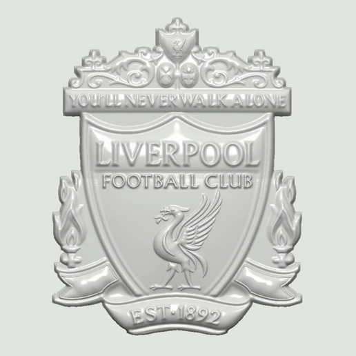 STL file Liverpool logo 👽 ・Design to download and 3D print・Cults