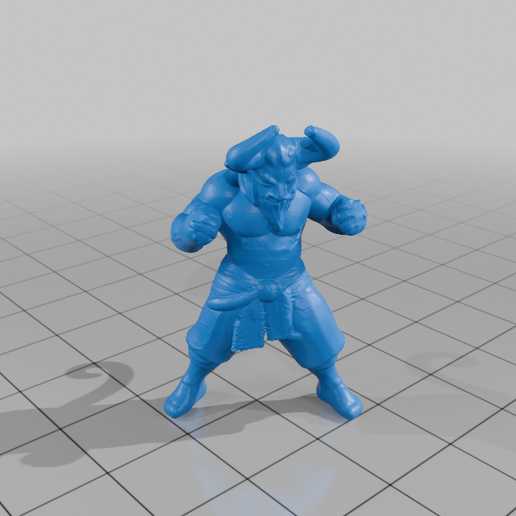 🎲 Minotaur Collection (DND/TTRPG)・Free STL File for 3D printing・Cults