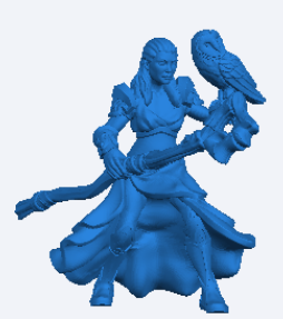 STL file Human Female Druid 4 ♀️ ・3D printer model to download・Cults