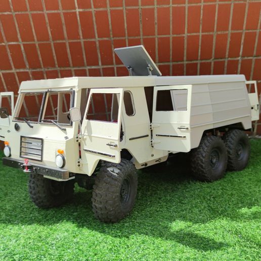 🚚 Crawler V304 6x6 for TRX6 - 1/10 RC body・ 3D File for 3D printing and ...