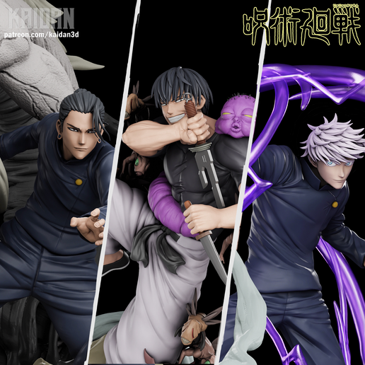 👾 Jujutsu Kaisen Gojo Past Arc JJK - STL Ready for 3D Printing・ 3D File ...