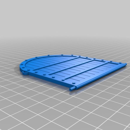 🏰 Gate ( Moving ) for D&D 28 mm and castle・Free STL File for ・Cults