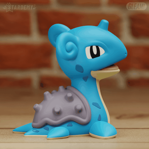 3D file Lapras Chibi 2 models Easy Print Pokemon 🐉 ・Model to download ...