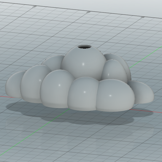 Free STL file watering cloud 💧 ・Object to download and to 3D print・Cults