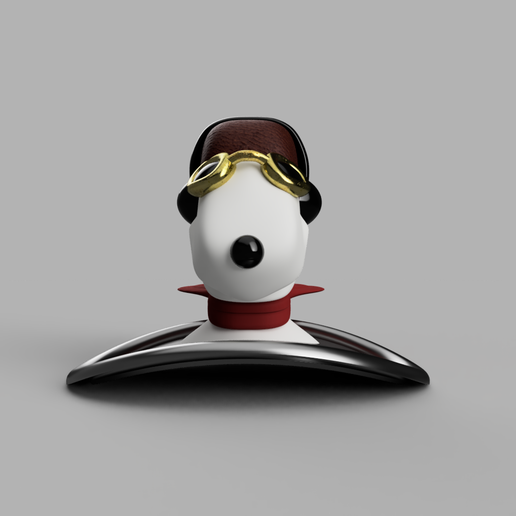 🧑‍ ️ Piloto Snoopy para Fokker RC Triplane・Archivo STL Gratis para ・Cults