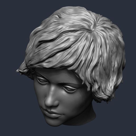 👧 Mannequin European girl head 3D print model・ STL File for 3D printing ...