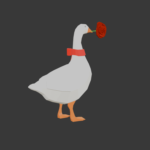 🎩 Goose・ STL File for 3D printing・Cults