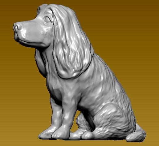 STL file Dog Cocker Spaniel statue - 3D print 🐕 ・Model to download and ...