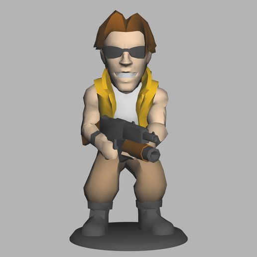 🫡 Tarma Roving - Metal Slug - 3d model to print・ OBJ File for 3D ...