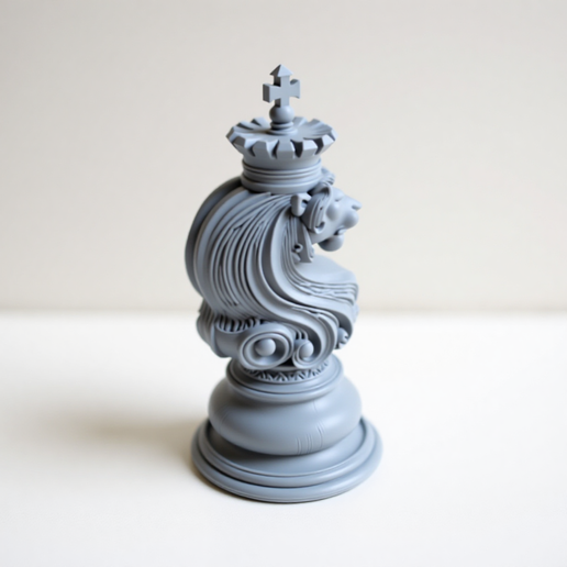 🦁 Lion King Chess Piece・Archivo STL para Impresión 3D・Cults