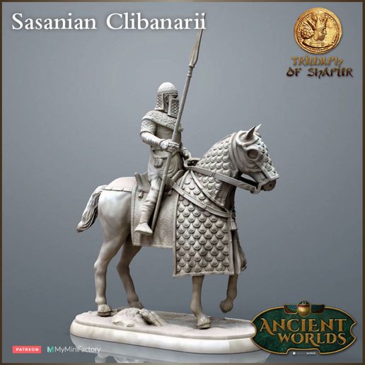 🐎 Sasanian Clibanarii cavalry - Triumph of Shapur・ 3D File for 3D ...