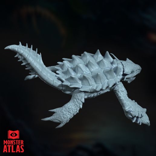 🐉 Dragon Turtle Gargantuan dnd monster・ 3D File for 3D printing・Cults