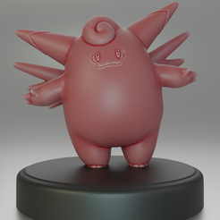 realistic clefable