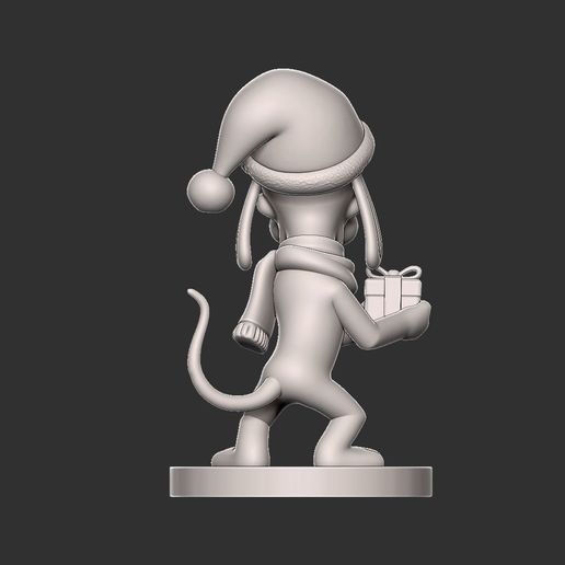 pluto bebe navideño